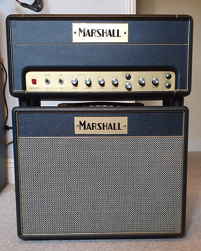Marshall 1974x 18w Head and C110 cab with upgraded G10 | Reverb