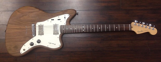 Solid Walnut Warmoth Fender Jazzmaster with TonePros | Reverb