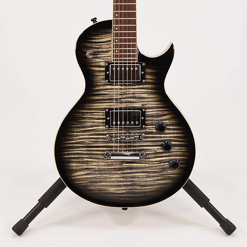 Mitchell MS470 Series Modern Single Cutaway - Widow Black | Reverb