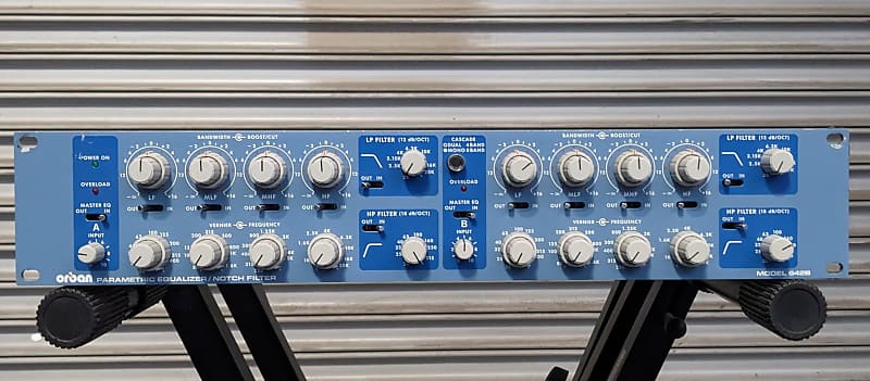 Orban 642B Dual 4-Band Parametric Equalizer - Blue | Reverb