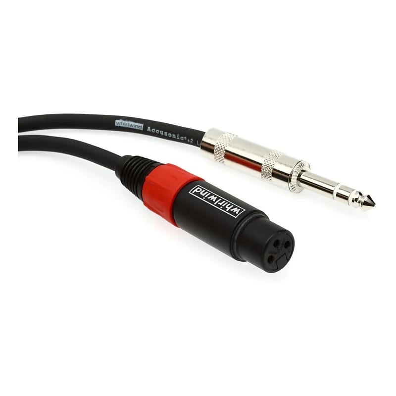 Whirlwind STF03 1/4-Inch TRS To XLRF 3-Foot Cable Adapter | Reverb