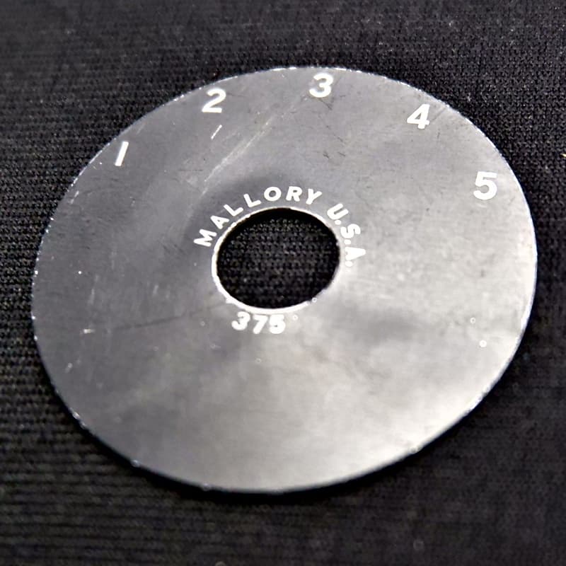 Gibson Mallory Switch Control Plate Model 375 5 Position | Reverb