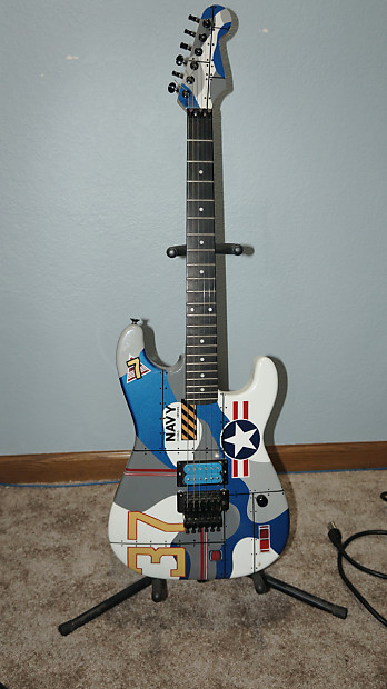 Fender Amir Derakh Fighter Clone 2002 Navy Fighter | Reverb