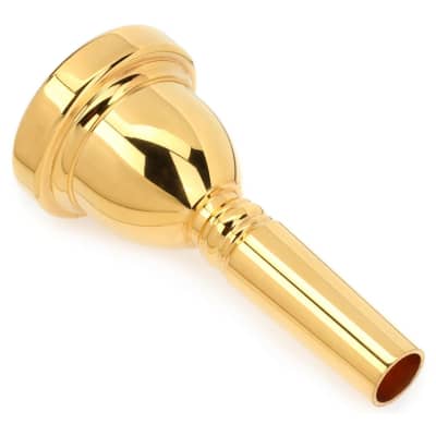 Bach Classic Trombone Large Shank Gold Plated Mouthpiece 3G | Reverb