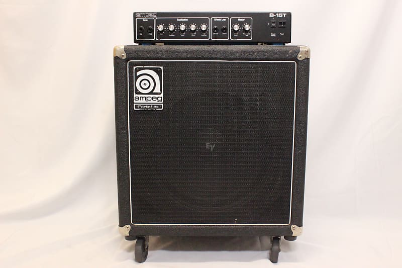 Ampeg B-15T W/Portaflex CAB Bass Amps | Reverb