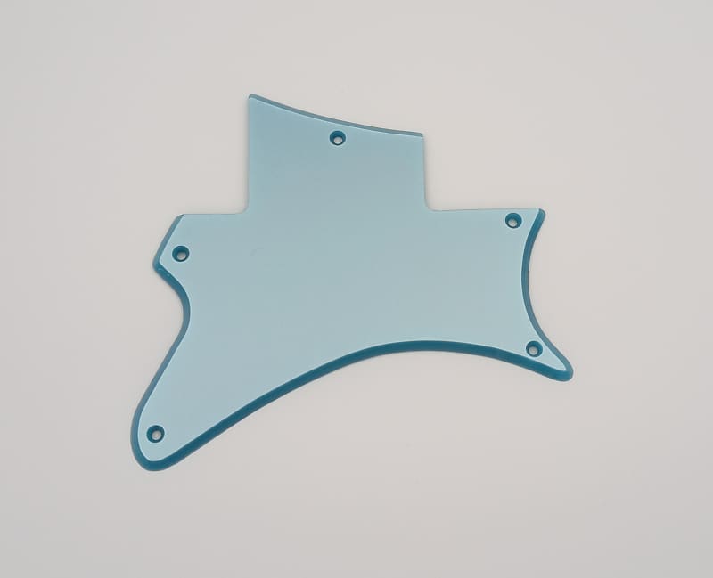 metallic ice blue acrylic pickguard for prs se custom guitar | Reverb