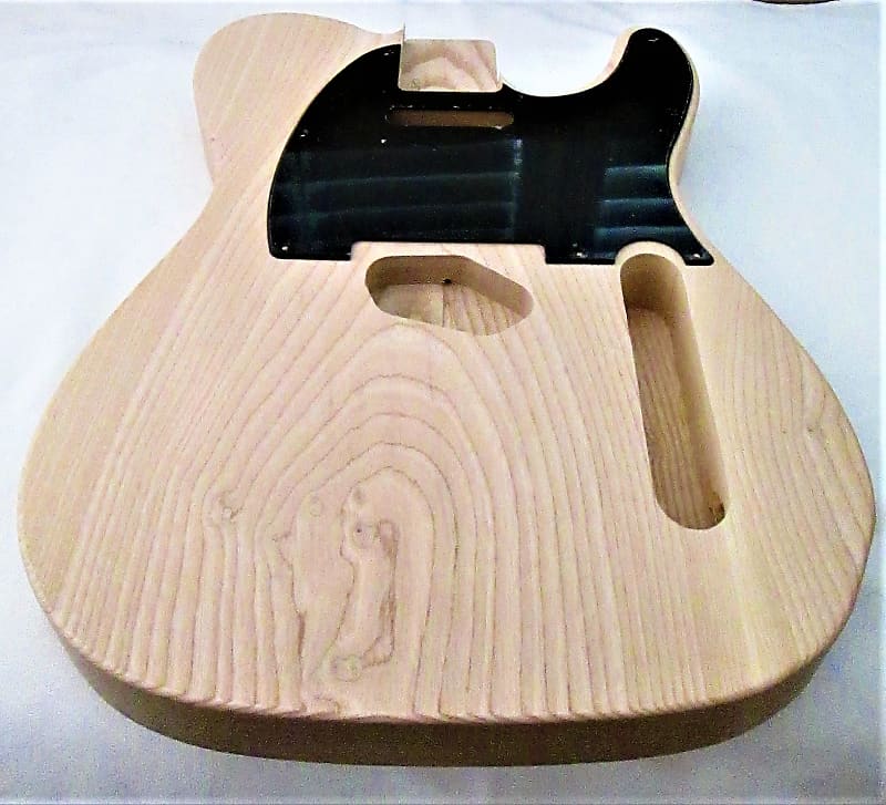 Custom Made Telecaster body/ ASH - Unfinished/Natural | Reverb