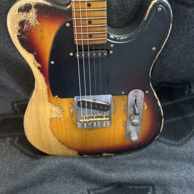 Fender Esquire/telecaster Mid-2000s -david gilmour Distress 3 | Reverb