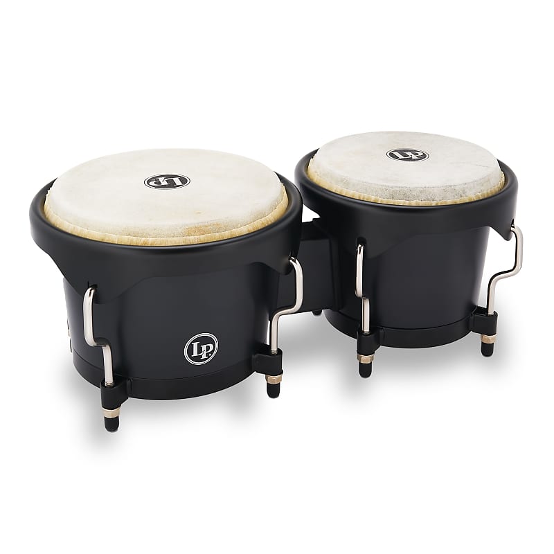 Latin Percussion Discovery Bongo 6-1/4" and 7 1/4" - Onyx | Reverb
