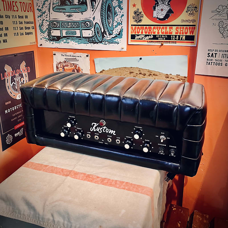 Kustom 1967 Black Tuck n’ Roll L 995 “Frankenstein” Bass | Reverb