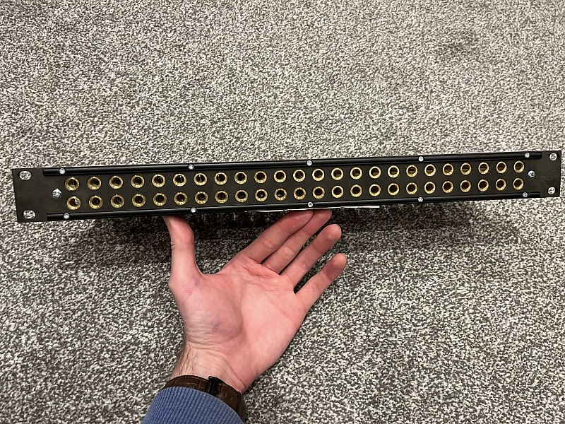 Mosses & Mitchell B Gauge Patch Panel Patchbay Jackfield | Reverb UK