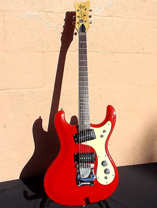 Late 1965 MOSRITE Ventures model guitar & case | Reverb