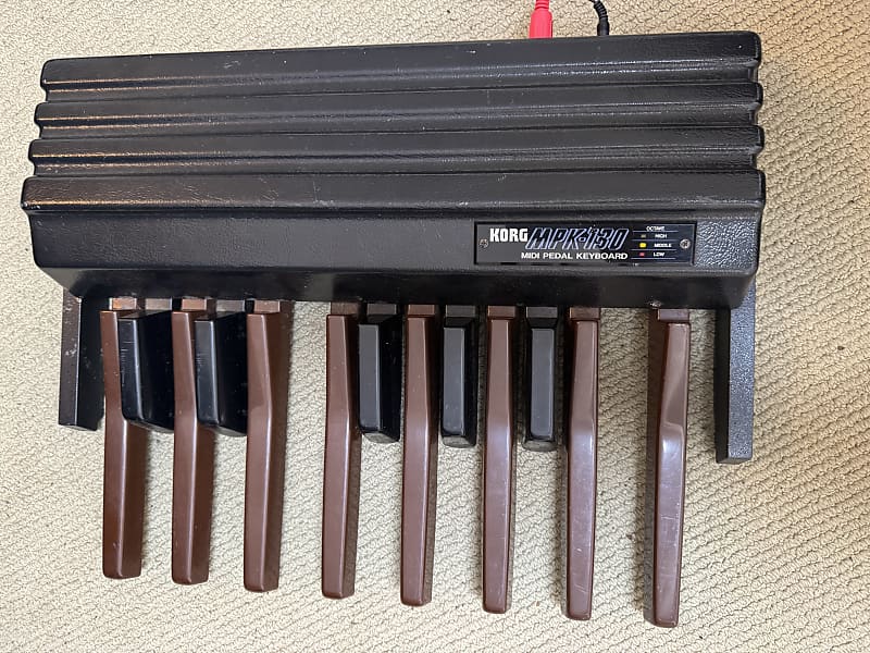 Korg MPK-130 MIDI Bass Pedals Foot Pedal Synth Controller | Reverb