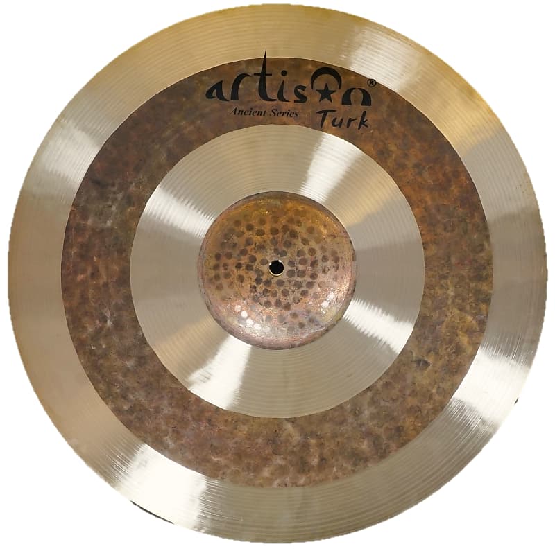 Artisan-Turk Cymbals 20" Ancient Ride Sizzle-Rivets | Reverb