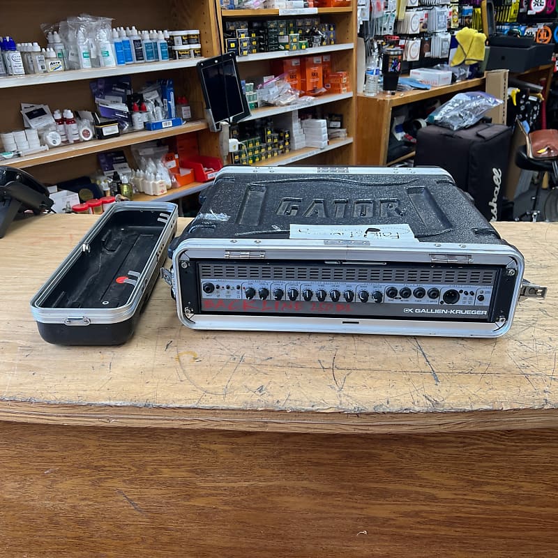 Used Gallien-Krueger Backline 250 BL Bass Amp Amplifier Head | Reverb