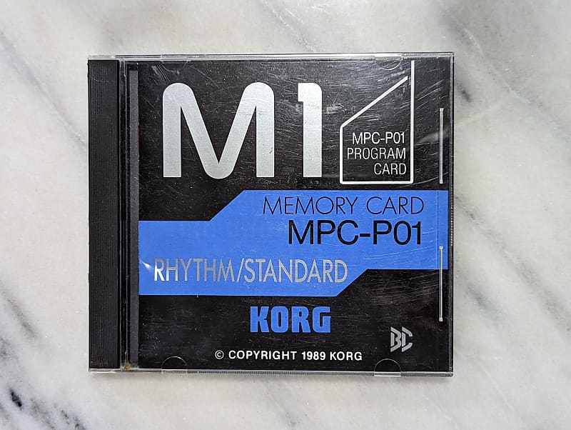Korg M1 Rhythm/Standard MPC-P01 ROM Memory Card | Reverb