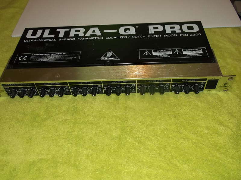 Behringer Ultra-Q Pro 5 Band Parametric Equalizer Notch | Reverb