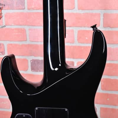 Jackson Custom Shop Custom Pablo-Cut Soloist Black/Orange | Reverb