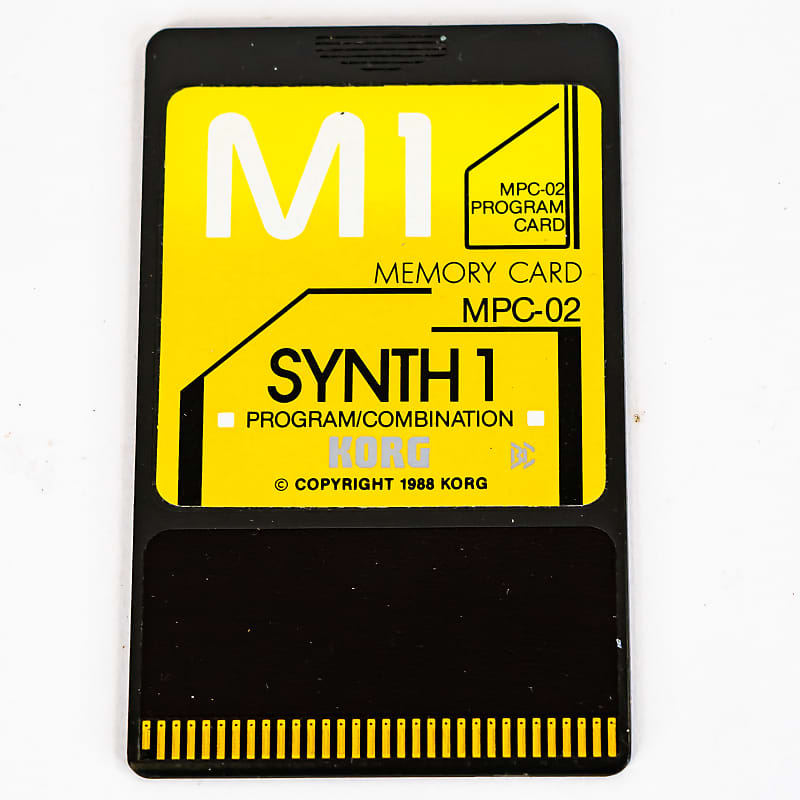 Korg MPC-02 Synth 1 Rom Expansion PMC Card for Korg M1 M1R | Reverb