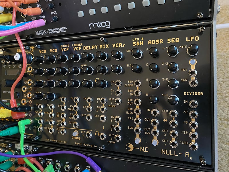Nonlinearcircuits Null-A2 Black | All in one analogue synth | Reverb
