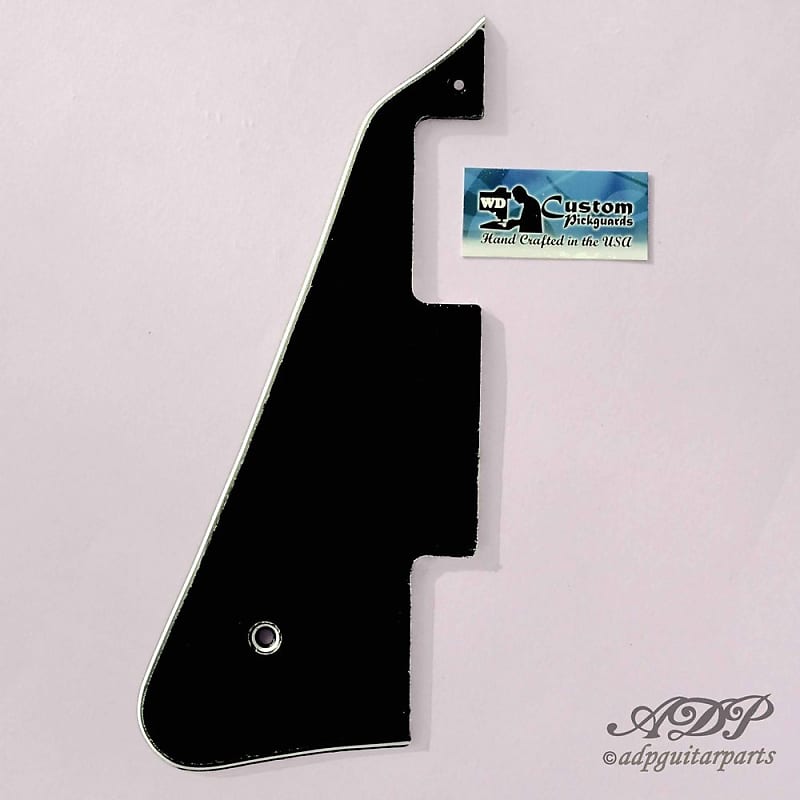Black 3 ply Lefty Pickguard for Gibson LP standard or custom | Reverb