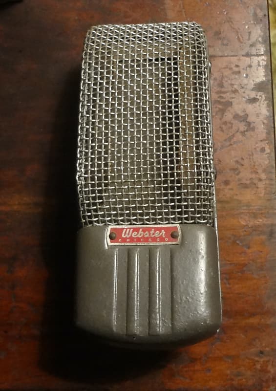 Webster- Chicago 1240A Velotron Microphone | Reverb