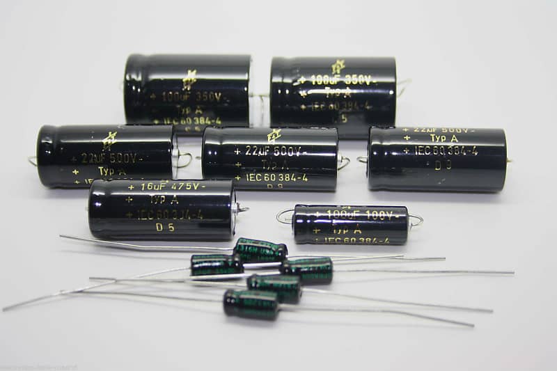 CAPACITOR KIT FOR FENDER BASSMAN BLACKFACE SILVERFACE - F&T | Reverb
