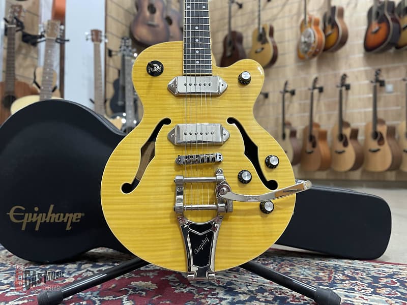 Epiphone Wildkat Royale Antique Natural with Bigsby | Reverb