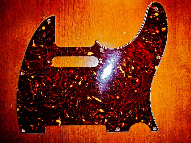 Fender telecaster pick guard Tortoise Shell | Reverb