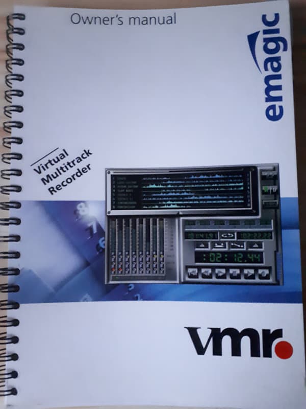 Owner's Manual for Emagic Virtual Multitrack Recorder 90s | Reverb UK
