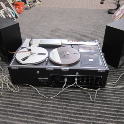 Sony TC-330 Reel To Reel, Cassette Recorder/Player, 2 Mics, | Reverb