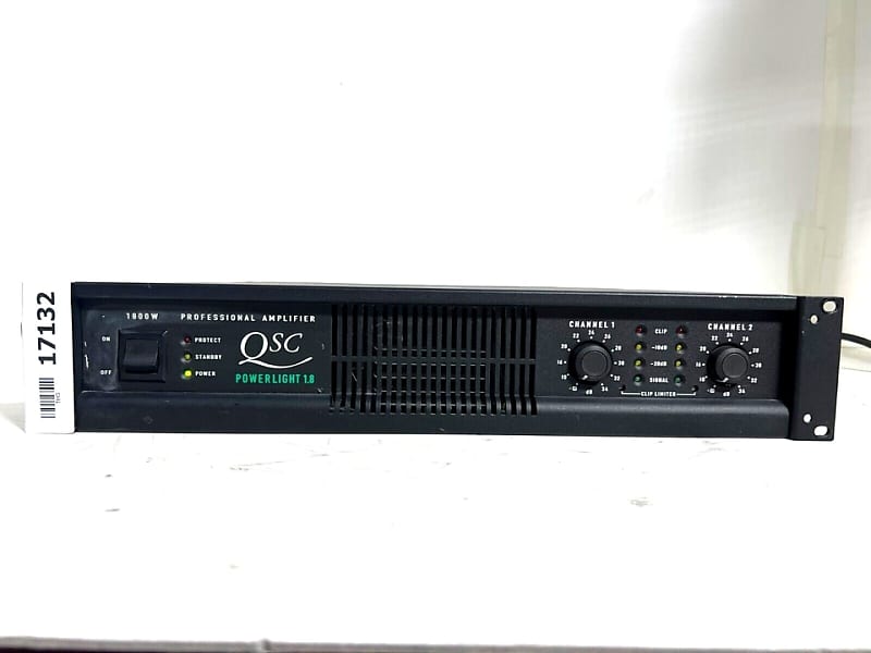 QSC Powerlight 1.8 Power Amp #17132 #17133 (One)THS | Reverb