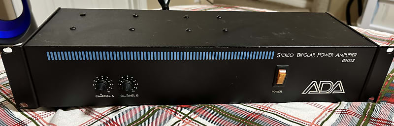 A/DA Stereo Bipolar Power Amplifier B200s 80s - 90s - Black | Reverb