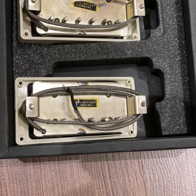 Wizz Premium Clone PAF Humbucker Pickups Set w/ M69 Rings & | Reverb