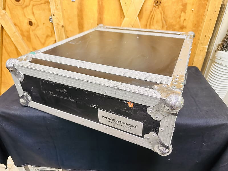 Marathon 3U 3 Space Amp Rack Case 25"x8"x21" w/17.5" Shell | Reverb
