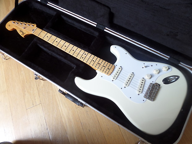 Fender Reverse Headstock Stratocaster White Strat Hendrix | Reverb