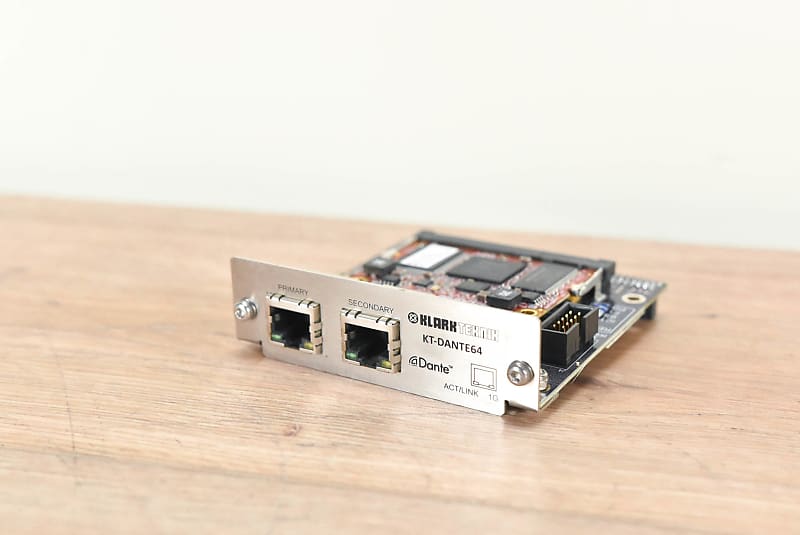 Klark-Teknik KT-DANTE64 Audinate Dante Network Module (church | Reverb