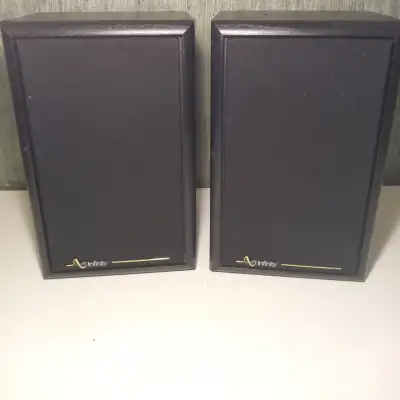 Infinity RS-225 Two-way Bookshelf Speakers Vintage 80s Tested | Reverb