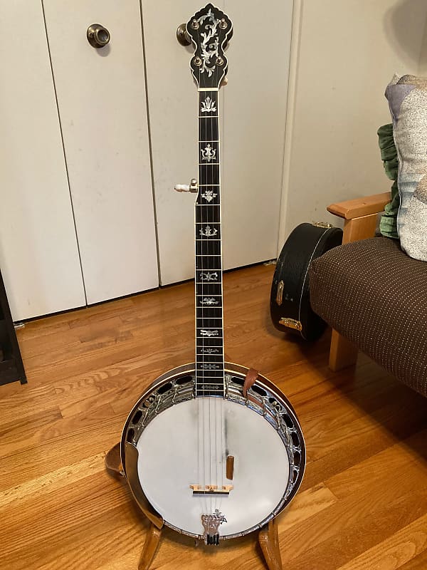 Carson Hand Made 5-string Banjo 1980 Flame Maple | Reverb