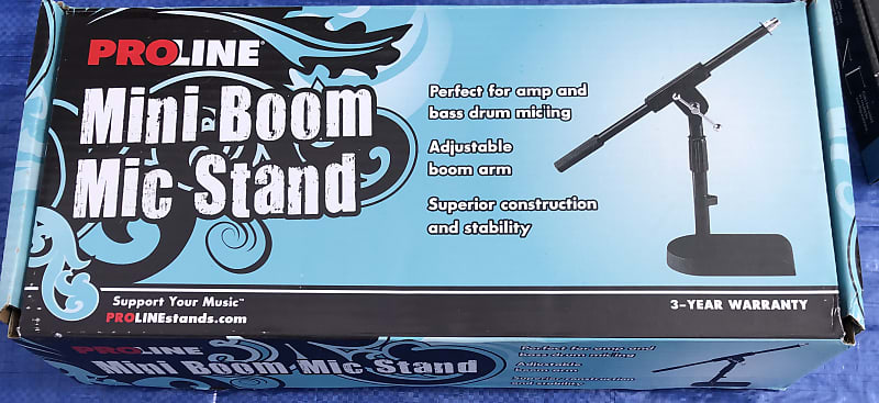 Proline Mini-boom mic stand Black | Reverb