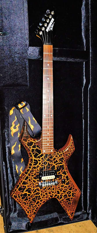 B.C. Rich Warlock Bronze Custom 2001 LAVA Crackle Duncan '59 | Reverb