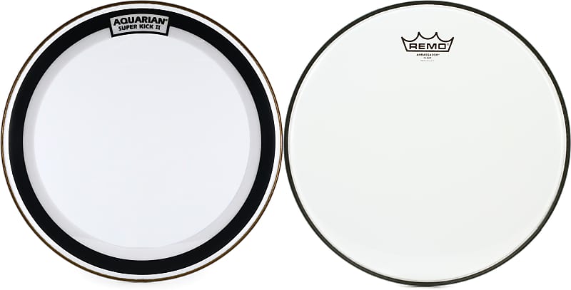 Aquarian Drumheads Superkick II Clear Bass Drumhead - 24 inch | Reverb
