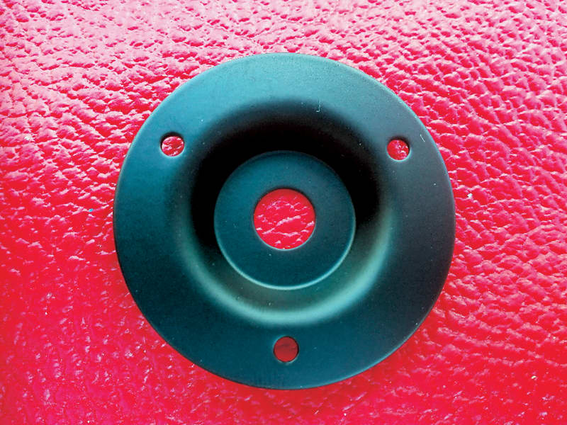1 x Steel recessed jack socket plate / dish. | Reverb UK