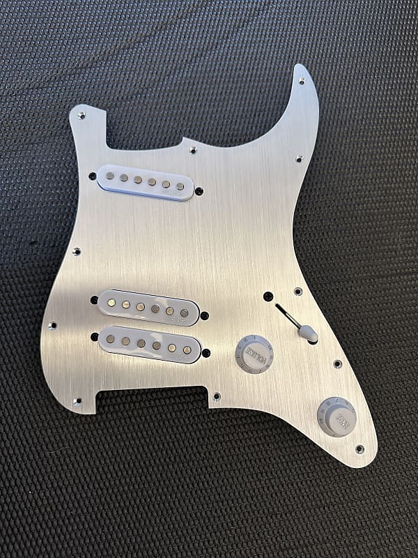 Squier Contemporary Strat loaded pick guard - Brushed | Reverb