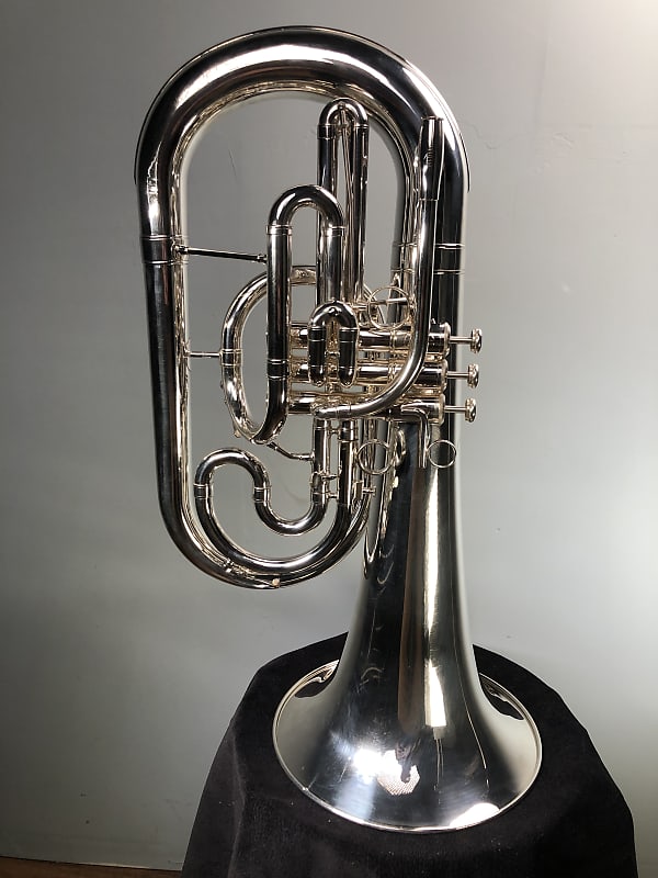Jupiter Quantum Mark II Marching Euphonium JEP1101MS Silver | Reverb