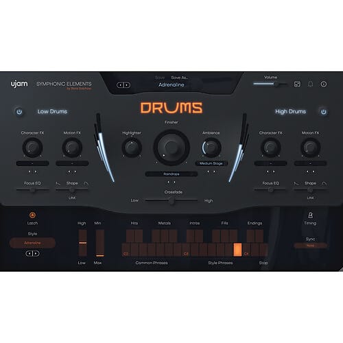 Ujam Symphonic Elements DRUMS Instrument Plug-In | Reverb