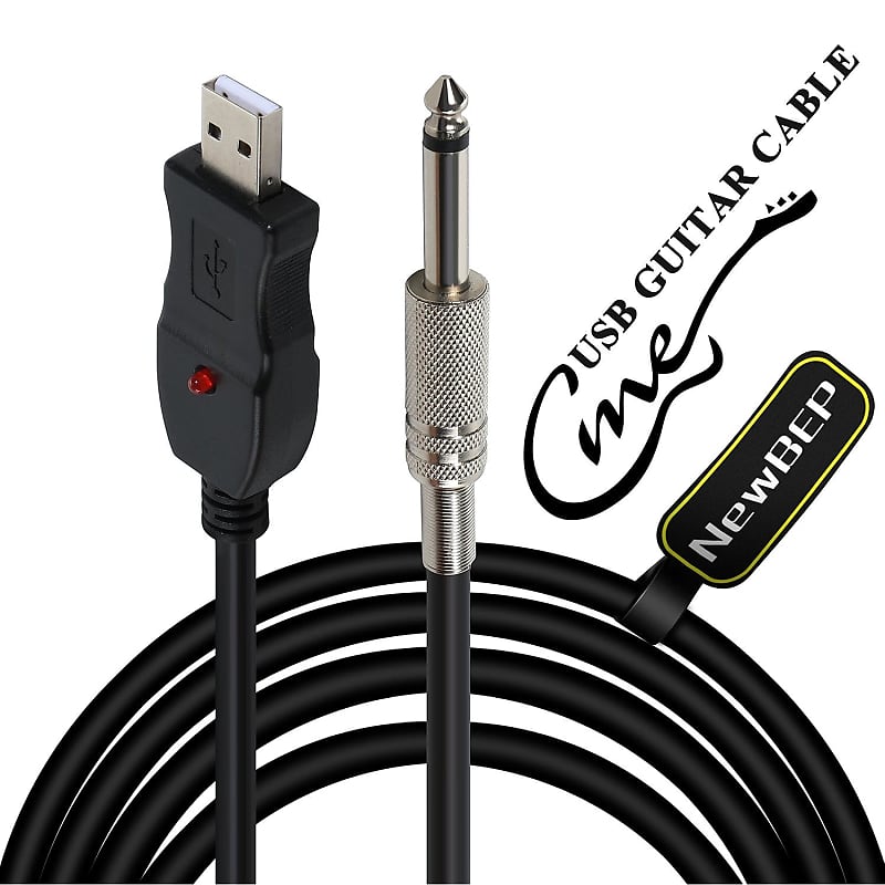 Usb Guitar Cable,Guitar Bass To Pc Usb Recording Cable | Reverb