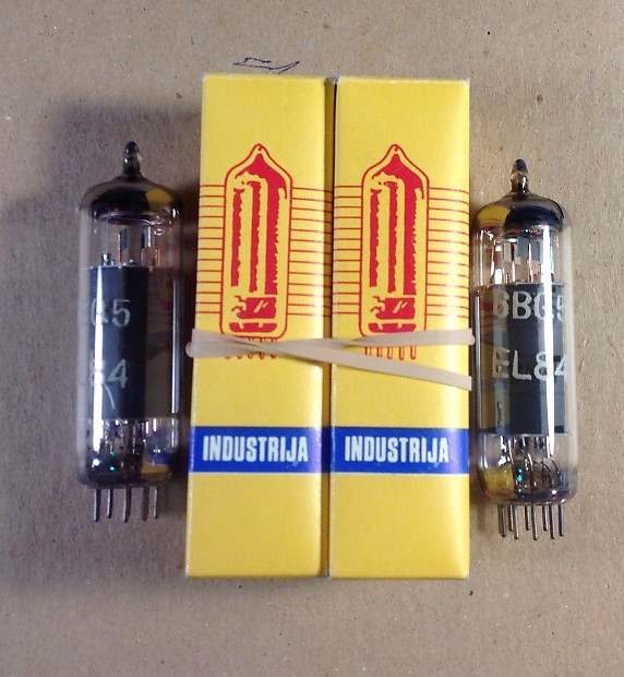Ei EL84/6BQ5 power tubes, matched pair | Reverb