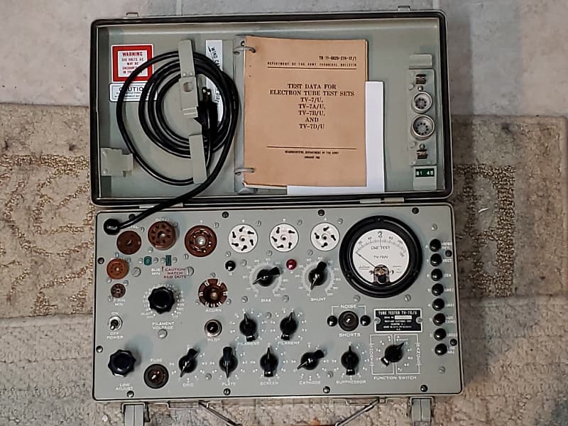 TV-7 D/U Military Surplus Vacuum Tube Tester | Reverb