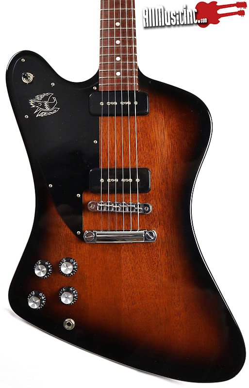 Gibson Firebird Studio P90 Left-Handed Vintage Sunburst | Reverb